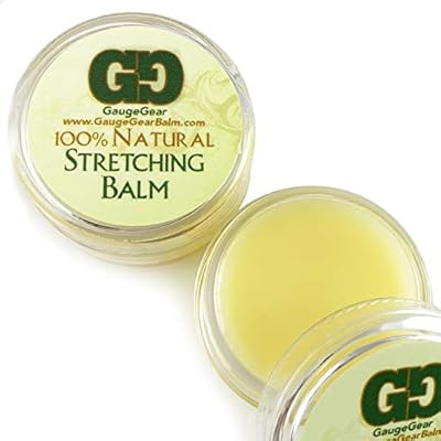 Gauge Gear Ear Stretching Balm | 10 ml Jar | Stretch Lubricant for ...