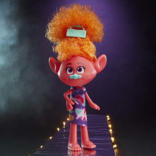 Trolls DreamWorks Stylin' DJ Suki Fashion Doll with Removable Dress and ...