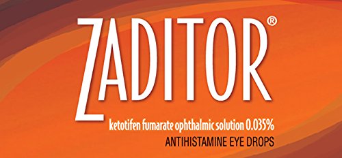 ZADITOR Antihistamine Eye Drops, Twin Pack, 5-mL Each | 11street ...