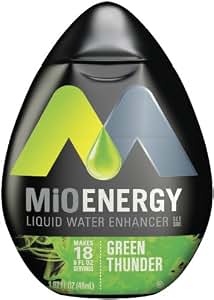 Amazon.com : MIO Green Thunder, 1.62-Ounce (Pack of 4) : Energy Drinks ...