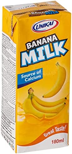 Unikai Long life Banana Milk, 180 ml price in UAE | Amazon UAE ...