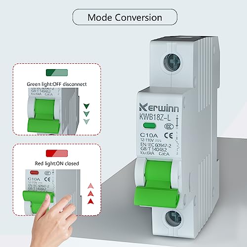 KERWINN 1P 12-111V DC Miniature Circuit Breaker on Galleon Philippines