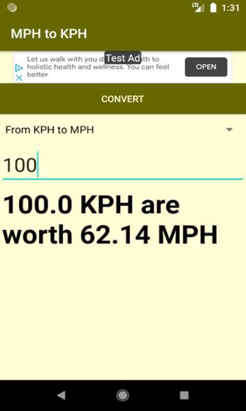 Converter MPH to KPH speed conversion:Amazon.com:Appstore for Android