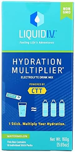 سعر Liquid IV Watermelon Hydration Drink Mix 10 Count, 0.56 OZ فى ...