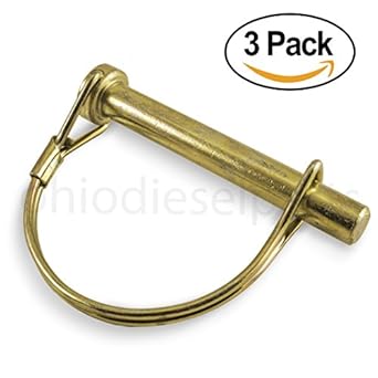 Amazon.com: PTO Shaft Locking Pin 3/8" x 2-1/4" ( PACK of 3 ...