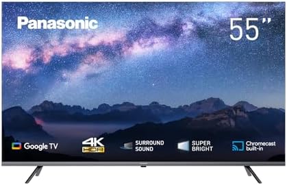 Panasonic 55 Inch 4K LED Google TV Surround sound HDR Chromecast built ...