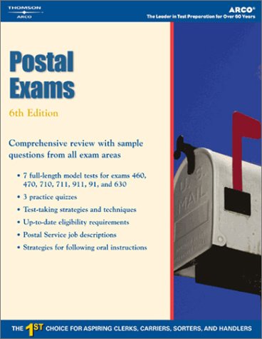 Master the Postal Exams, 6/e (Arco Civil Service Test Tutor ...
