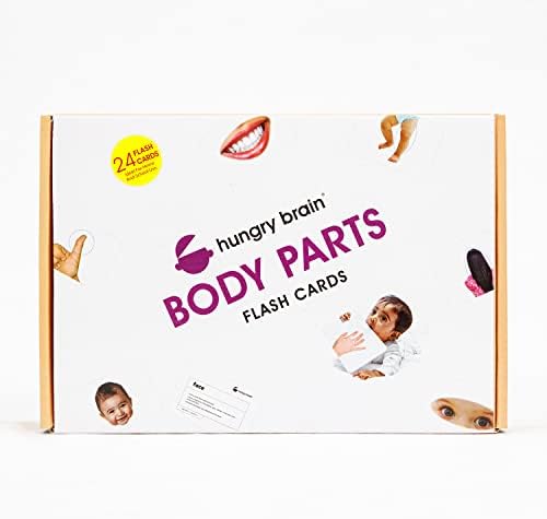 Hungry Brain Vegetables Flash Cards for kids I A5 size, 24 Flash cards ...