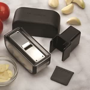Amazon.com: Microplane Garlic Slicer - Black: Kitchen & Dining