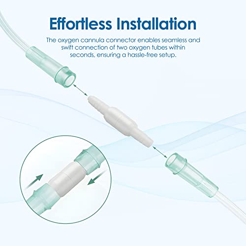 12 Pack Oxygen Tubing Connector, Oxygen Swivel Connector For Oxygen ...
