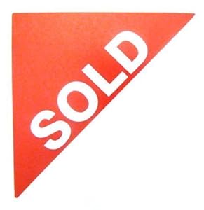 Property Sales Labels , SOLD , Red , Small Triangle , Estate & Letting ...