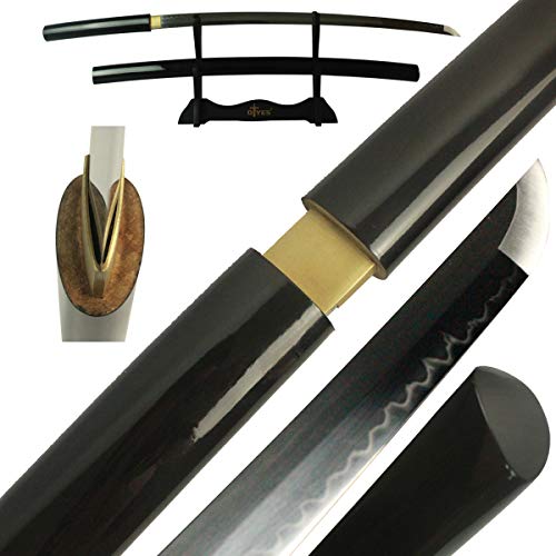 DTYES Japanese Samurai Katana Sword Real Swords for Men Samurai Sword ...