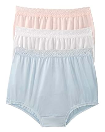 National Full Coverage Nylon Panties, 6-pk at Amazon Women’s Clothing ...