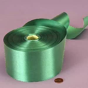 Amazon.com: Emerald Green Embossed Poly Satin Ribbon, 2-3/4" X 100 Yards