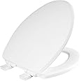 BEMIS 600E4 000 Ashland Toilet Seat with Slow Close, Never Loosens and ...