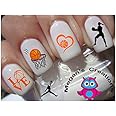 Amazon.com : 40 Cheer Cheerleading Nail Art Designs Decals : Beauty ...