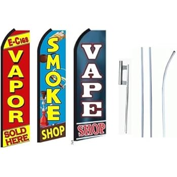 Amazon.com: Vapor Shop, Vape Shop Smoke Shop Standard Size Swooper ...
