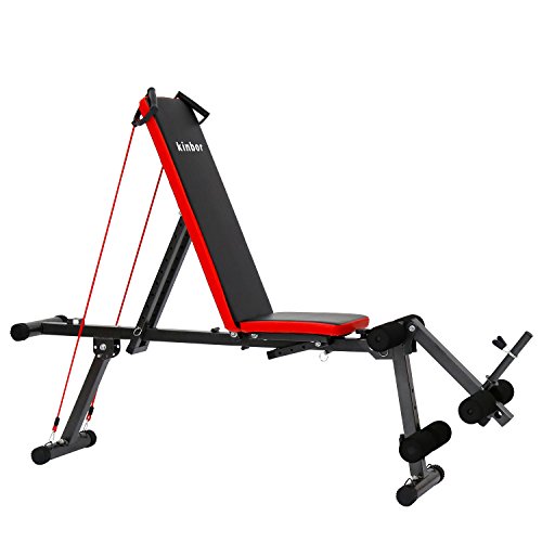 Peachtree Press Inc Adjustable Sit-up Bench Multi-Purpose Exercise ...