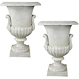 Amazon.com : Esschert Design XH61-AR Large French Urn : Outdoor Urns ...