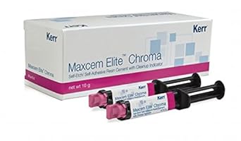 Amazon.com: Kerr 36299 Maxcem Elite Chroma Cement Bulk Kit, Clear ...