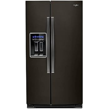 Amazon.com: Whirlpool WRS588FIHV 28 Cu. Ft. Black Stainless Side-by ...