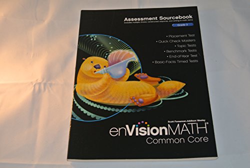 Amazon.com: enVision Math Common Core Assessment Sourcebook Grade 3 ...