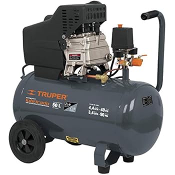 Truper COMP-50LV, COMPRESOR DE AIRE 120 V, LUBRICADO, VERTICAL 50 L ...