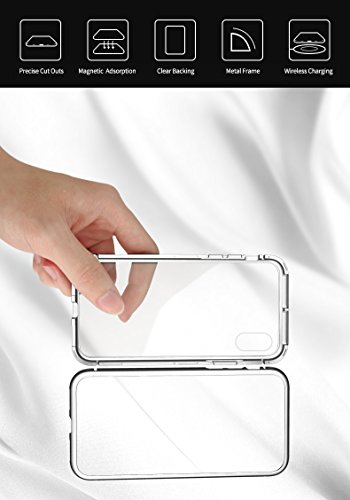 iPhone X Case, NOHON Full Body Slim Fit Ultra-Thin Case Lightweight, [Magnetic Adsorption ...