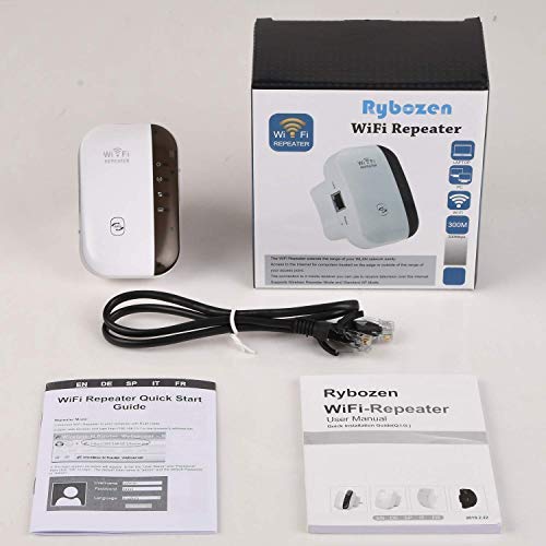 Super Boost WiFi Range Extender Repeater, 300Mbps Wireless Router ...