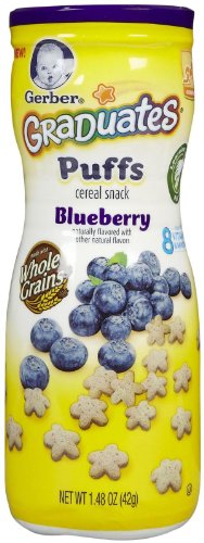 Gerber Graduates Puffs - Blueberry - 1.48 oz - 3 pk | Amazon price ...