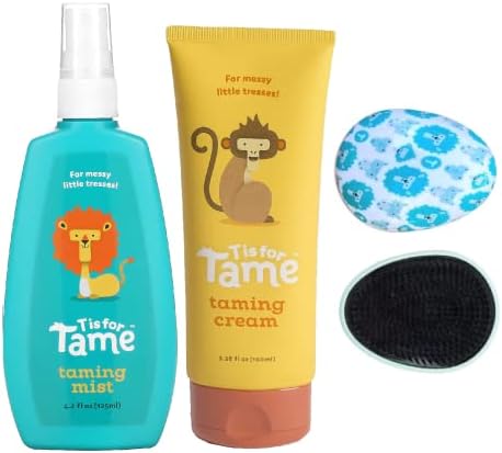 T is for Tame – Kids Hair Taming Cream & Spray Bundle for Frizz ...