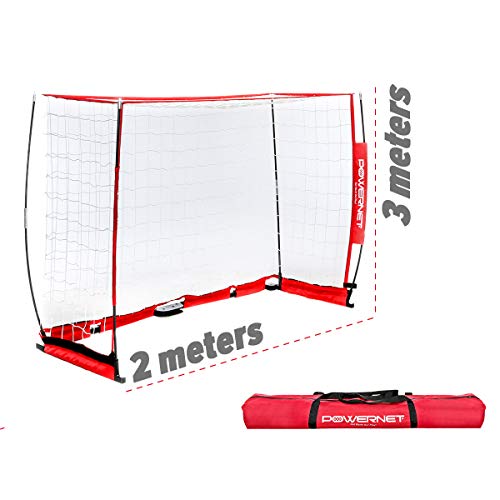 PowerNet Futsal Goal 3m X 2m Regulation Goal Size Portable Instant