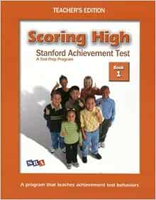 Amazon.com: Scoring High: Stanford Achievement Test - A Test Prep ...