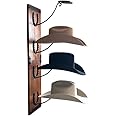 Amazon.com: R828 Ranch Cowboy Hat Rack For Wall Mount (34.6” x 10.1” x ...