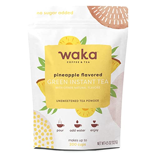 Waka Quality Instant Tea — No Sugar Added & Unsweetened Pineapple ...
