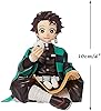 Tanjiro Kamado Action Figure Demon Anime Slayer Sitting Figure Perching ...