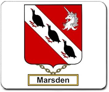 Amazon.com : Marsden Family Crest Coat of Arms Mouse Pad : Office Products