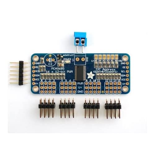 Mua 16-Channel 12-bit PWM Servo Driver with I2C Interface trên Amazon ...