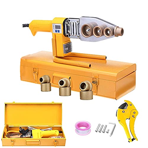 Plastic pipe welding tool，Plastic welder kit Contains welding heads of ...