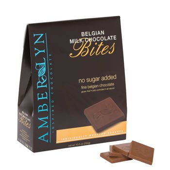 Amber Lyn Milk Chocolate Tasting Bites - No Sugar Added (10oz bag) in ...