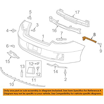 Amazon.com: Genuine Honda 71198-T3L-A01 Bumper Spacer: Automotive