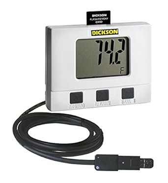 Dickson TM320 Temperature and Humidity Data Logger with Display, Alarm ...