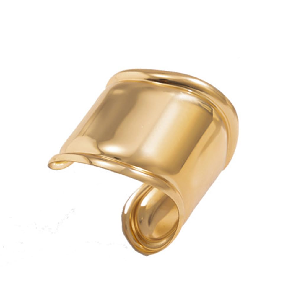 COLORFUL BLING Vintage Irregular Gold Cuff Bracelets for Women Chunky ...