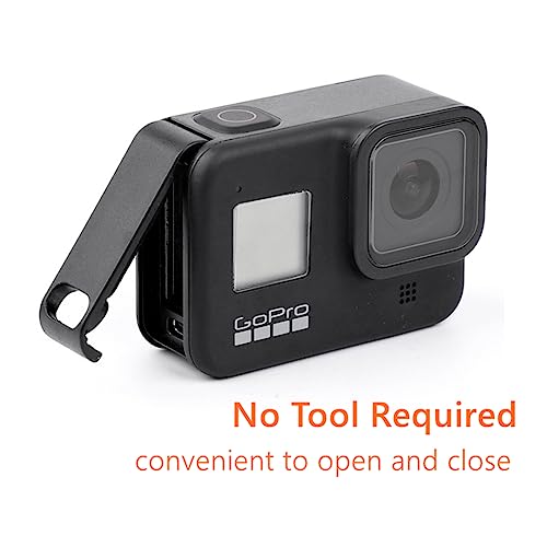Replacement Side Door Battery Cover For Gopro 8, Pass Through Battery ...