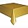 Amazon.com: Gold Plastic Table Cover 54'' x 108'' Rectangle: Kitchen ...