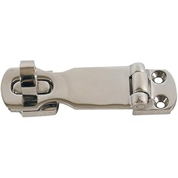 Stainless Steel Door Hasp with Turning Padlock Eye Mount - - Amazon.com