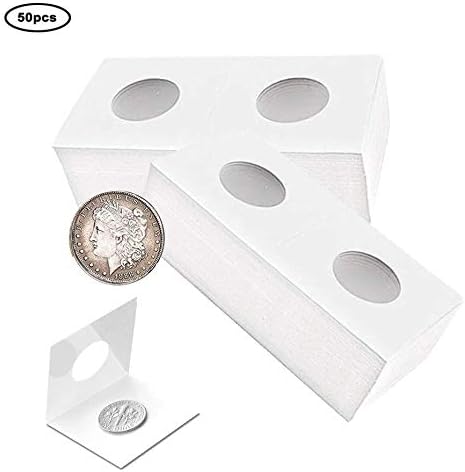 Amazon.com: Cardboard Coin Holder, Messar 50PCS Cardboard Coin Flip ...