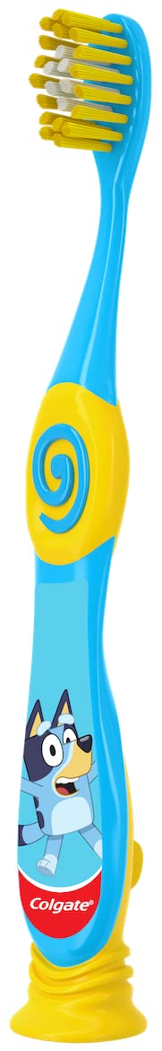 Mua Colgate Bluey Toothbrush for Children with Suction Cup, Kids 2-5 ...