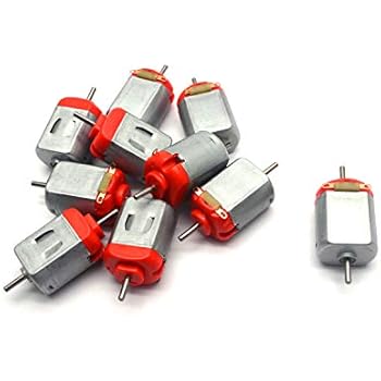 Amazon.com: 10pcs Micro 130 DC Motor Strong Magnetic Brushed Electric ...