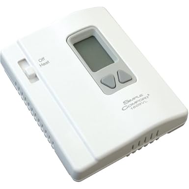 ICM Controls SC1600VL ICM Simple Comfort Thermostat, Heat Only, No Fan ...